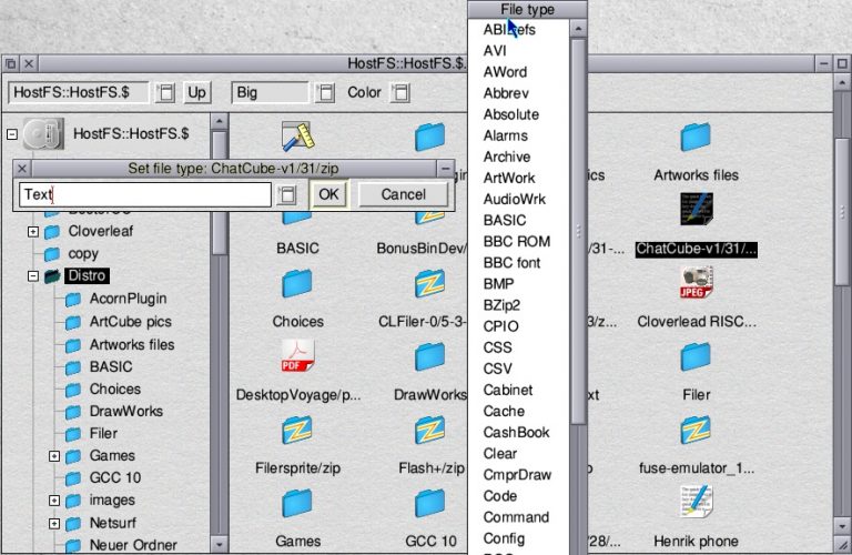 Clfiler File Manager For Risc Os Risc Os Cloverleaf Operating System For Raspberry Pi 3827