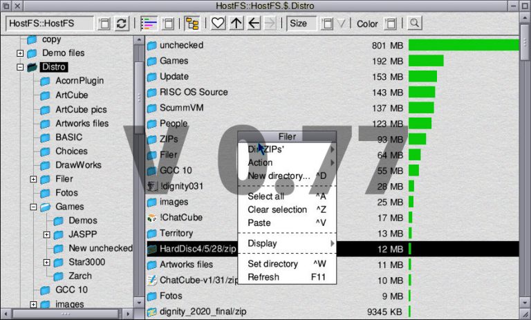 Clfiler File Manager For Risc Os Risc Os Cloverleaf Operating System For Raspberry Pi 7818