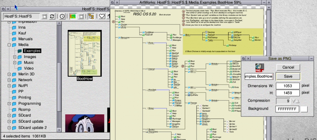 !CLFiler (File Manager for RISC OS) – RISC OS Cloverleaf Operating system for Raspberry Pi